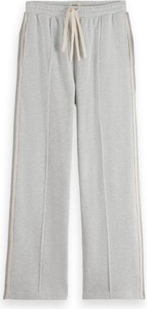 Scotch & Soda Damen Interlock Sweatpants Trainingshose, Hellgrau Melange U051, M