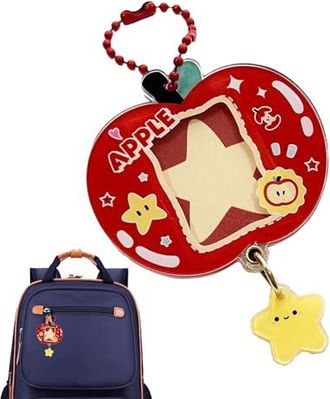 Generico Porte-cl&eacute;s avec cadre pour photo | Fruits acryliques comm&eacute;moratifs, porte-cl&eacute;s pour photo vide | pour voyage quotidien, f&ecirc;te, concert, f&ecirc;te, concert, 