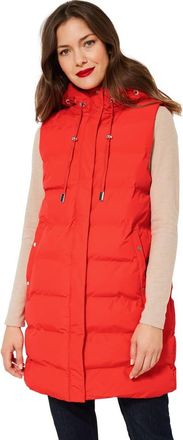 Street One Damen A220130 Steppweste, Vibrant orange, 38