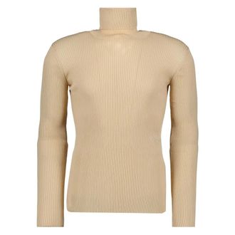 Off-white Turtleneck Sweater - - Knitwear - Herren - Beige - M