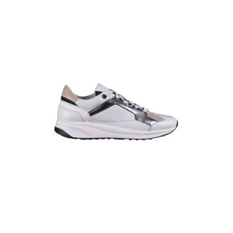 Moorer Femme, Chaussures, Blanc, Taille: 38 EU Baskets de course dynamique avec mélange de cuir