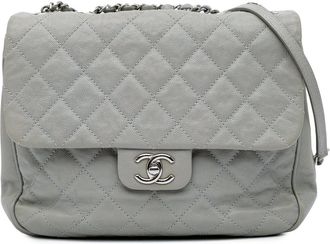 Chanel Hobo Bags - Large Quilted Caviar Urban Companion Flap - Gr. unisize - in Grau - für Damen