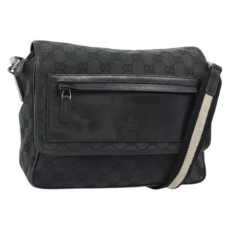 Gucci Pre-owned GG Canvas Schultertasche - - Pre-owned - Damen - Schwarzk - ONE SIZE