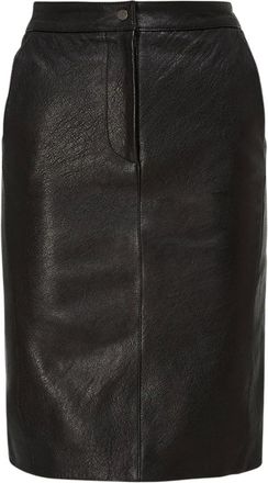 VSP Vsp, Femme, Jupes, Noir, Taille: 40 FR Mona Leather Skirt