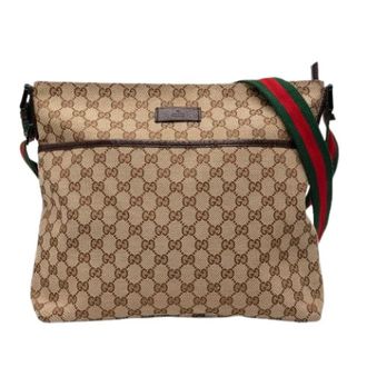 Gucci Pre-owned Vintage Canvas Crossbody Bag - - Pre-owned - Damen - Beige - ONE SIZE