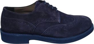 Pollini Homme, Chaussures, Bleu, Taille: 39 EU Scarpe tacco Camoscio