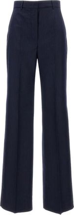 Max Mara Femme, Pantalons, Bleu, Taille: 44 FR Wide Pantalons