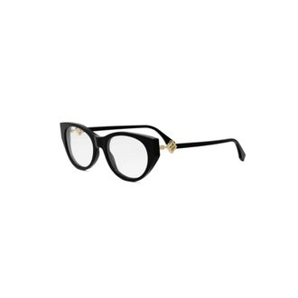 Fendi FF Diamonds Oval Optical Frame - - Accessories - Damen - Schwarzk - 53 MM