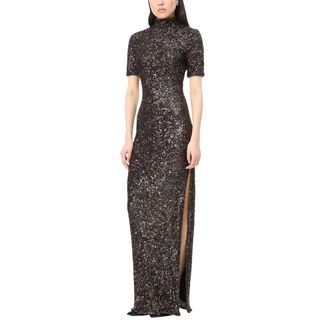 Rotate Sequins 1667 Abendkleid - - Dresses - Damen - Schwarzk - M