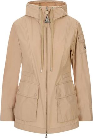Moncler Femme, Manteaux, Brun, Taille: 36 FR Leandro Parka