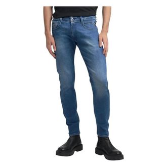 Replay Moderne Slim Fit Jeans f&uuml;r M&auml;nner - - Jeans - Herren - Blau - W36 L32