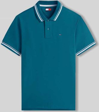 Tommy Jeans Regular Fit Poloshirt aus reiner Baumwolle