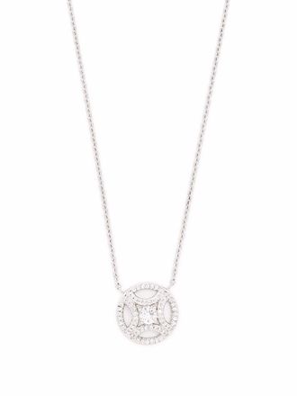 Loyal.e Paris collier Perp&eacute;tuel.le en or blanc recycl&eacute; 18ct pav&eacute; de diamants - Argent
