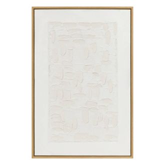 Atmosphera Talima Bianco 3d Da Parete 60x90cm Atmosphera Cr&eacute;ateur DInt&eacute;rieur