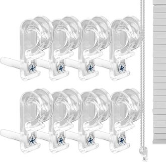 Generic Kabelkettenfixer - Roller Schattenhalter, Fensterblindhalter | Sicherheitskettenketten -Clip -Guide, Transparentes Kabelankerungshakensystem, Langlebi