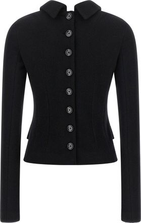 Dolce & Gabbana Virgin Wool Blazer - Black