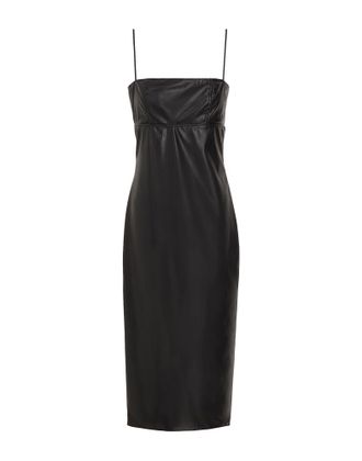 8 by YOOX OPEN BACK SLIP MIDI DRESS