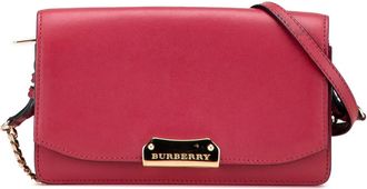 Burberry Hobo Bags - Leather Madison Wallet On Chain - Gr. unisize - in Rot - f&uuml;r Damen
