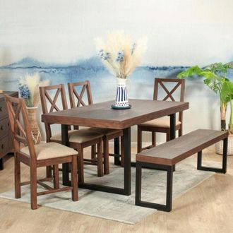 Pier Import Pier Import - Table &agrave; manger extensible bois recycl&eacute; 160-200 cm samoa