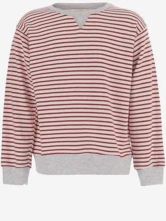 Babe & Tess Kids Sweatshirt Striped Cotton Multicolour Hoods & Sweatshirts