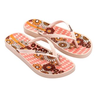 Ipanema Damen Zehentrenner Badeschuhe Strandschuhe Anatomic Temas XIV, Farbe:Beige, Artikel:-AO917 beige/pink/Yellow, Schuhgr&ouml;&szlig;e:EUR 38