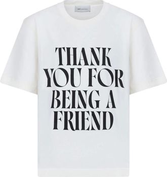 Ami unisex, Tops, Blanc, Taille: L Thank You For Being a Friend T-Shirt