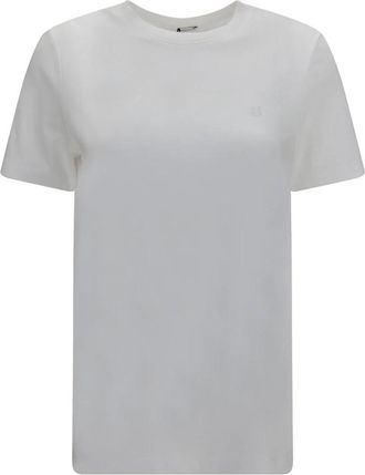 Balmain Besticktes Jersey-T-Shirt - - Tops - Damen - Wei&szlig; - S