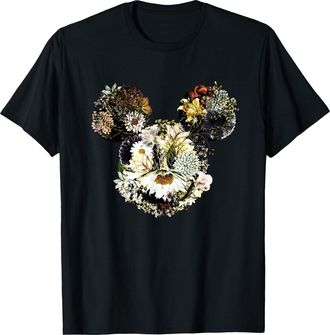 Disney Floral Mickey Mouse Blooming Florals T-Shirt