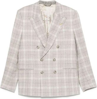 Etro Zweireihiger Blazer - - Jackets - Herren - Grau - XL
