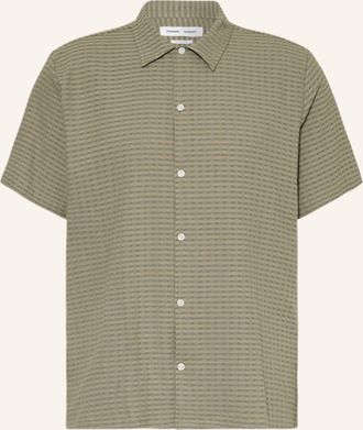 Samsøe & Samsøe Samsøe Samsøe Kurzarm-Hemd Avan Comfort Fit gruen