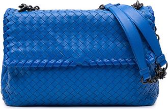 Bottega Veneta Hobo Bags - Medium Nappa Intrecciato Olimpia Crossbody - Gr. unisize - in Blau - für Damen