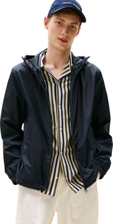 Tommy Hilfiger Herren Übergangsjacke Hooded mit Kapuze, Blau (Desert Sky), L