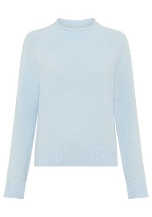 HUGO BOSS Strickpullover Fesperanasy Premium Damenmode Stehkragen mit Rollkante