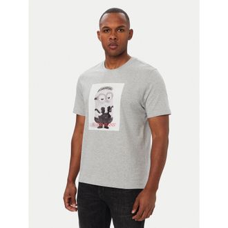 Guess T-Shirt M6YI82 K6411 Hellgrau Regular Fit