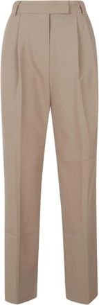 Frankie Shop pleated suit trousers - Nude