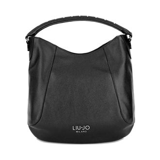 Liu Jo Schwarze Gebogene Top-Griff Tasche - - Bags - Damen - Schwarzk - ONE SIZE