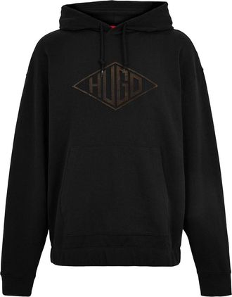 HUGO BOSS Hugo - Dacorolo Kapuzenpullover f&uuml;r Herren, Baumwolle (Schwarz)