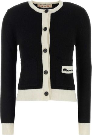 Marni Femme, Pulls, Noir, Taille: 38 FR Cardigans