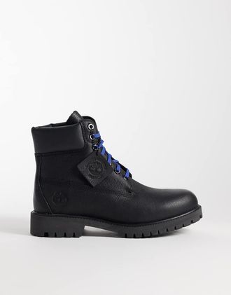 Timberland 6-Inch Schn&uuml;rstiefel wasserdicht in Schwarz