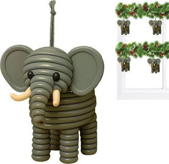 Generic Tier-Ornamente mit Kn&ouml;pfen: Elefantenbaum-Handwerksset, bunte Kn&ouml;pfe, lustige Lernaktivit&auml;ten, kreatives Bastelmaterial | Lernspielzeug f&uuml;r