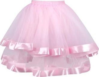 Generic Jupe tutu de danse de Notting Hill 2026 pour femme - Pour No&euml;l, danse, f&ecirc;te, ballet, rose, Taille unique