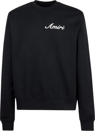 Amiri Homme, Sweatshirts et sweats à capuche, Noir, Taille: S SweaT-shirt Logo Brodé