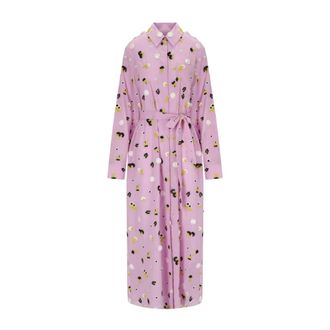 Essentiel Femme, Robes, Violet, Taille: 36 FR Jamanna Light Shirt Dress