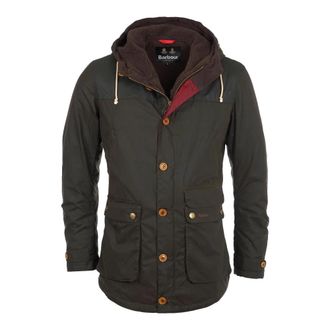 Barbour Gewachste Olive Game Jacke - - Jackets - Herren - Gr&uuml;n - M