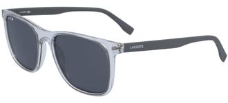 Lacoste Unisex L882S Sunglasses, 057 Crystal/Grey, 55