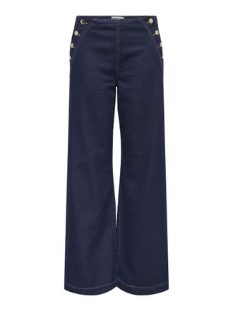 Only Female Verjüngt ONLMADELINE Hohe Taille Weiter Beinschnitt Jeans