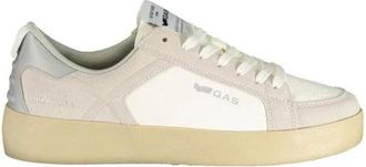 Gas Gas, Femme, Chaussures, Blanc, Taille: 39 EU Polyurethane Low-Top Baskets