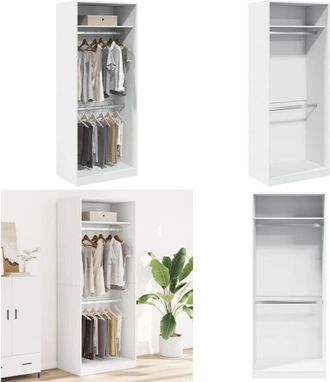 vidaXL Kleiderschrank Wei&szlig; 80x50x200 cm Holzwerkstoff - Vidaxl