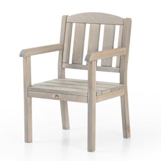 Amata Amata UNGURS Einzelbank Klassisches Design - Wetterfeste Holzbank f&uuml;r Drau&szlig;en, Terrasse, Hinterhof und Garten Feuerstellen - Ergonomischer und langleb