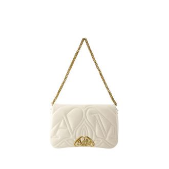 Alexander McQueen Beige Crossbody Tasche mit Kette - - Bags - Damen - Beige - ONE SIZE